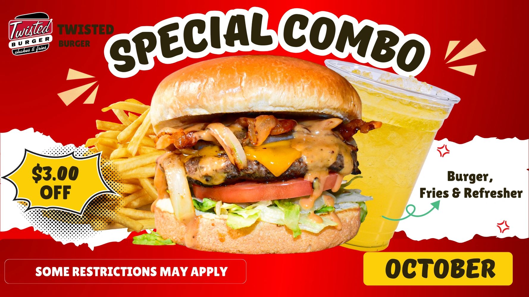 TWISTED BURGER - Burger - Grayslake, Illinois