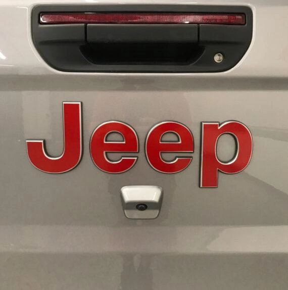 Tailgate and Fender Overlay Letters For Jeep Gladiator 2020+ Vinyl ...