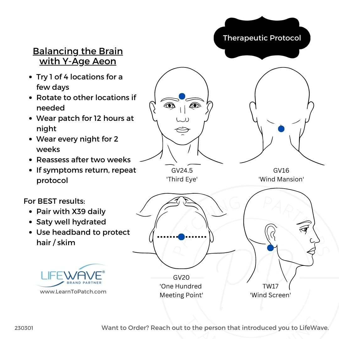 Brain Balancing with LifeWave Y-Age Aeon Patch