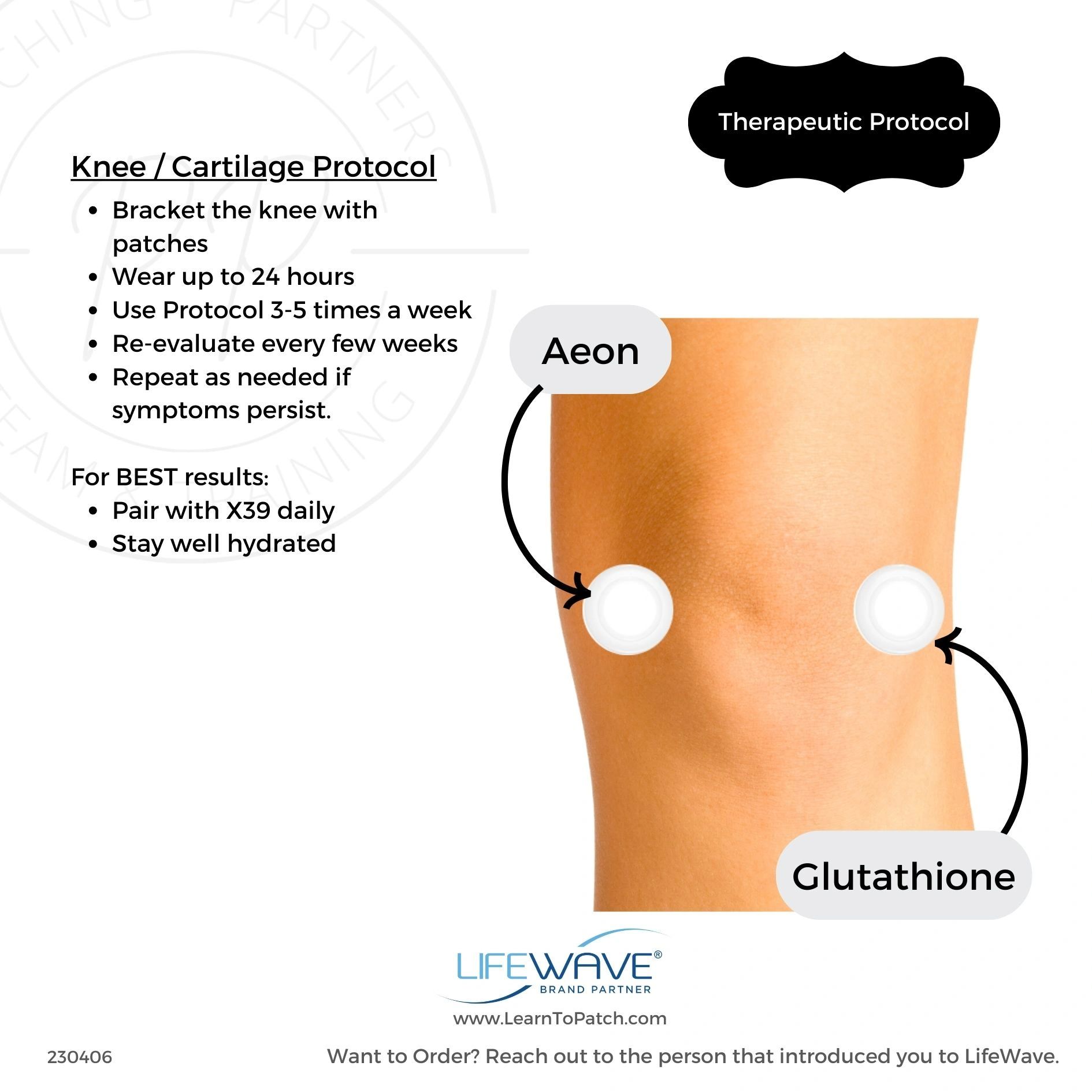 Do LifeWave Patches rebuild damaged cartilage in your knees?