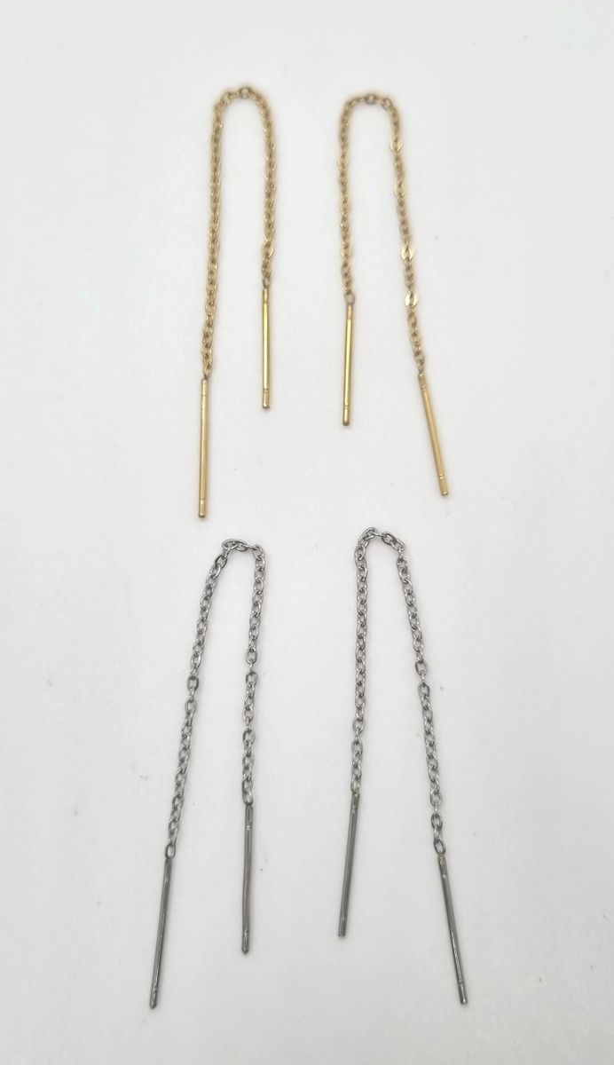 Long thread earrings