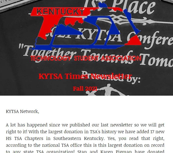 Fall 2021 KYTSA Times Newsletter