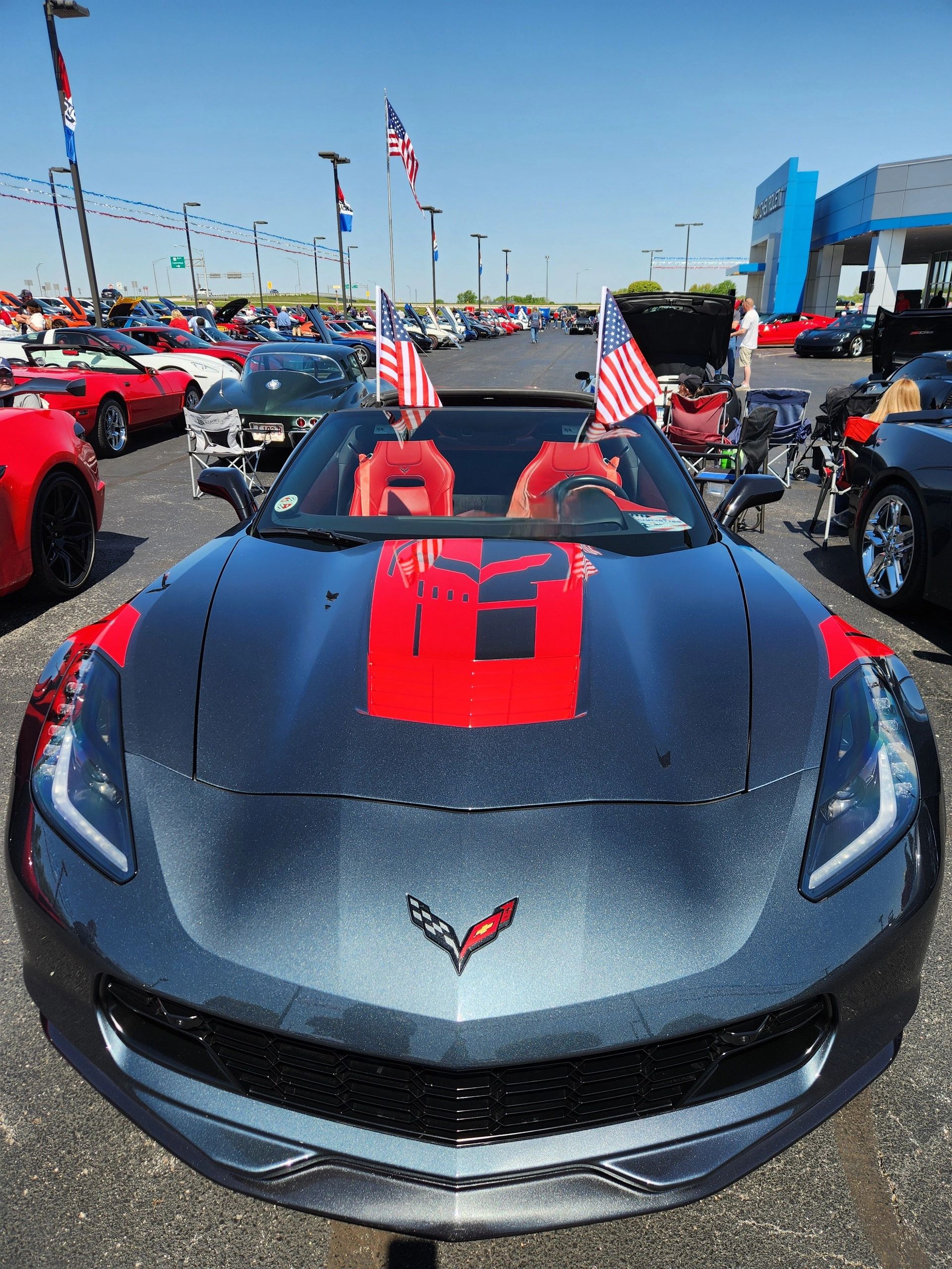 Flag Caddie - Flag Attachment for Corvettes, Corvette Flags, Flag ...