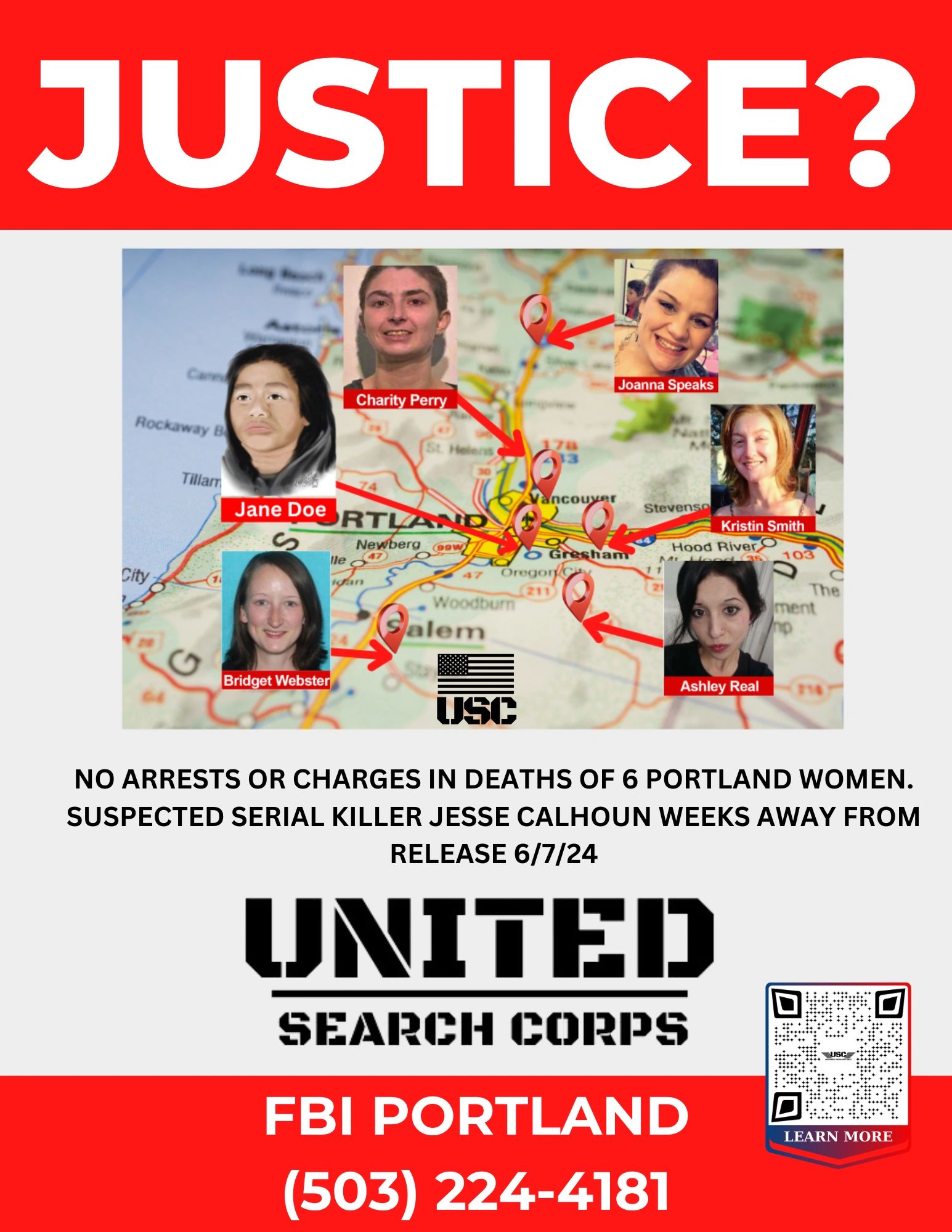 Portland serial Killer? No Charges? What does that mean?