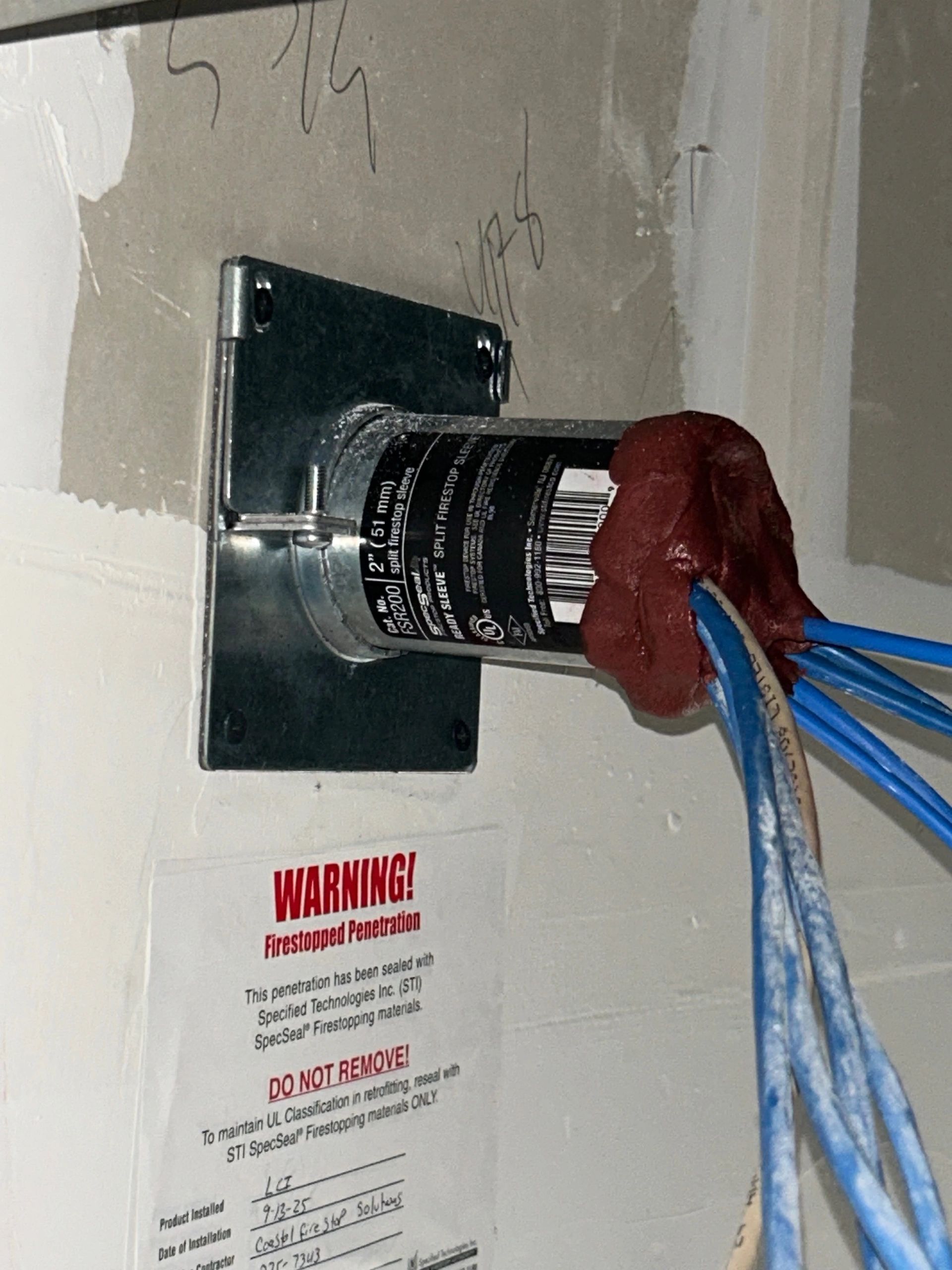 Professional Firestopping Contractor | Coastal Firestop Solutions