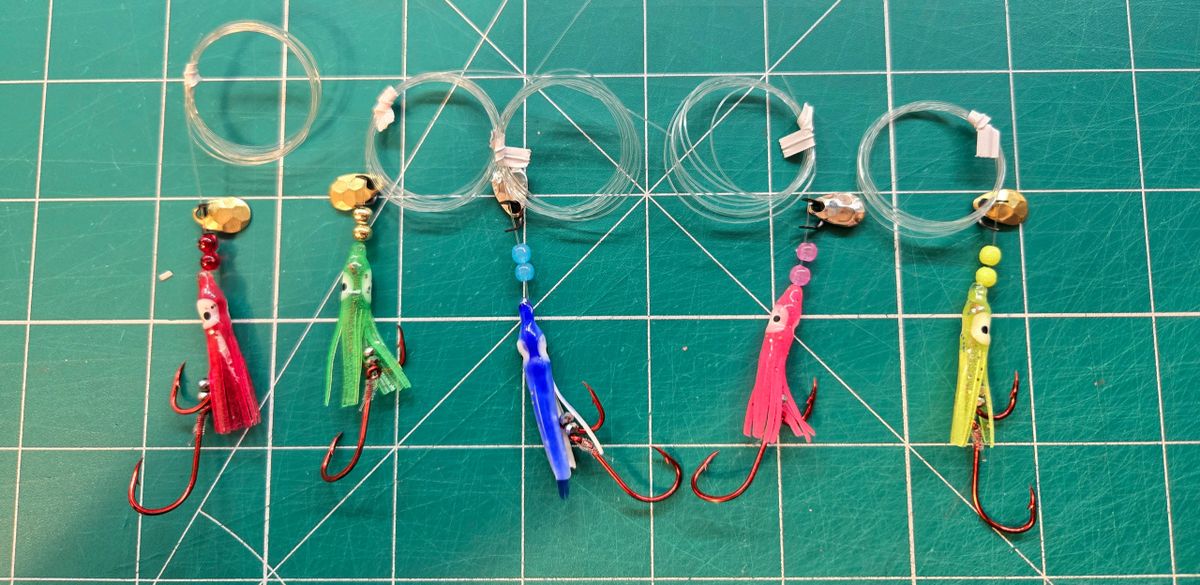 1 inch hoochies 00 spinner