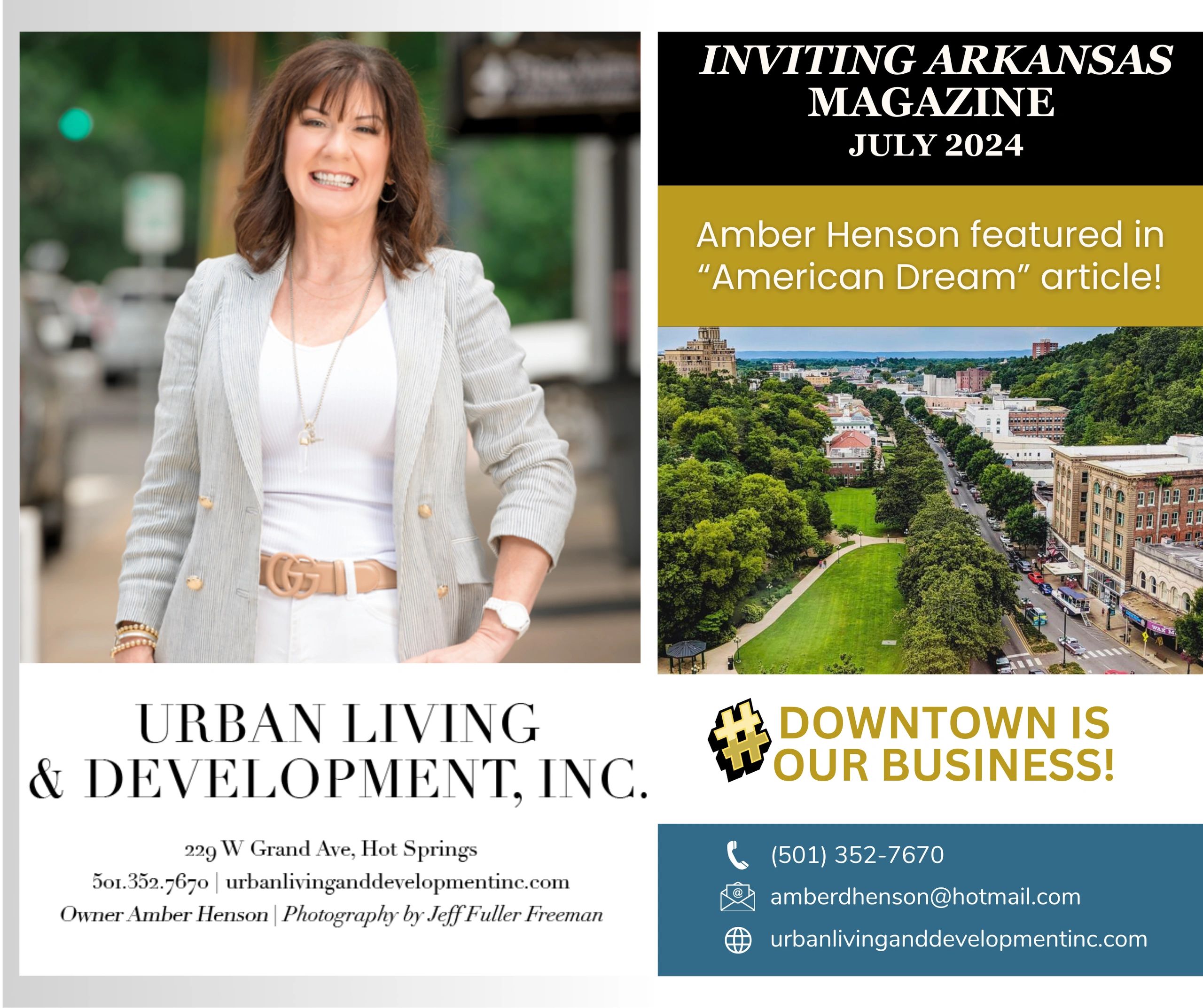 Amber Featured in Inviting Arkansas Magazine