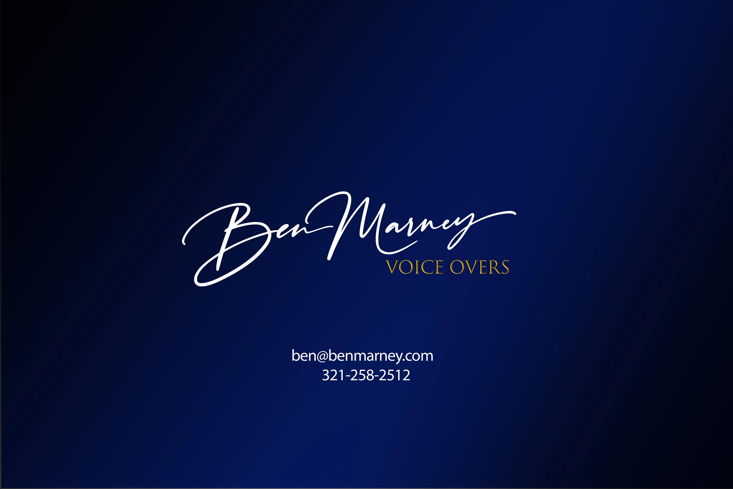 Ben Marney Voice Overs - Voice-Over, Commercials, Advertisement