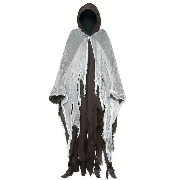 Unisex Halloween Ghost Dementor Cosplay Costume – Gothic Horror Zombie ...