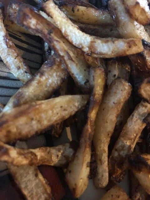 Spicy Roasted Daikon “French Fry”