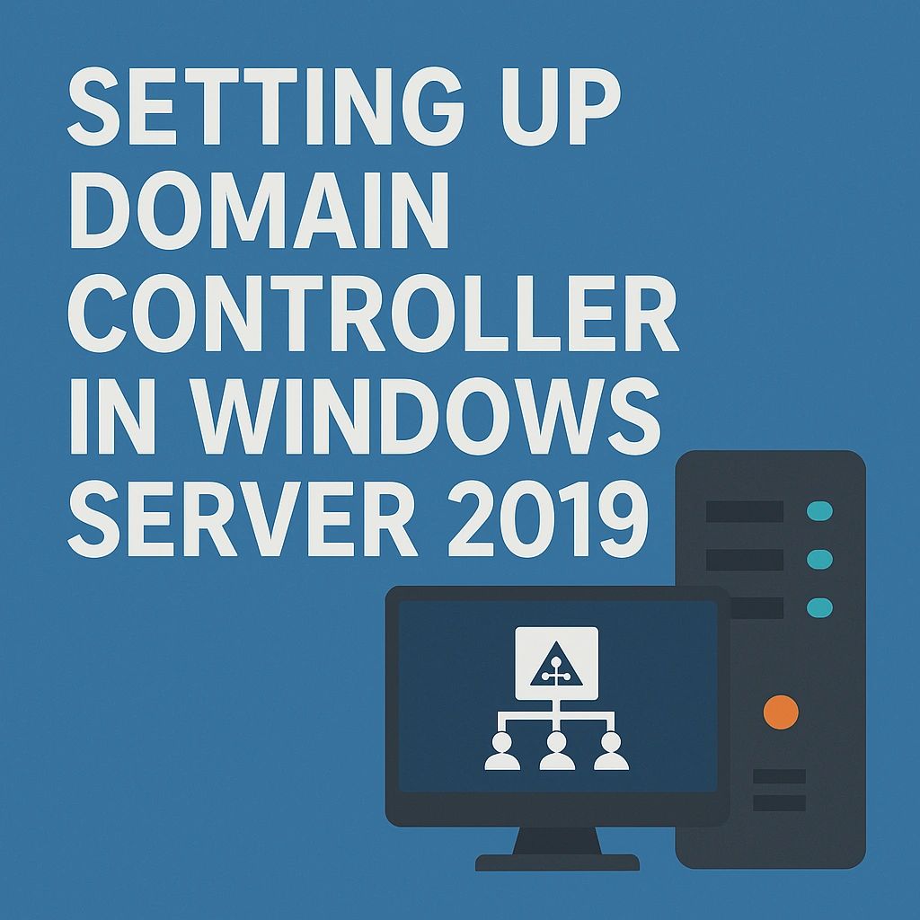 Setting up Domain Controller in Windows Server 2019