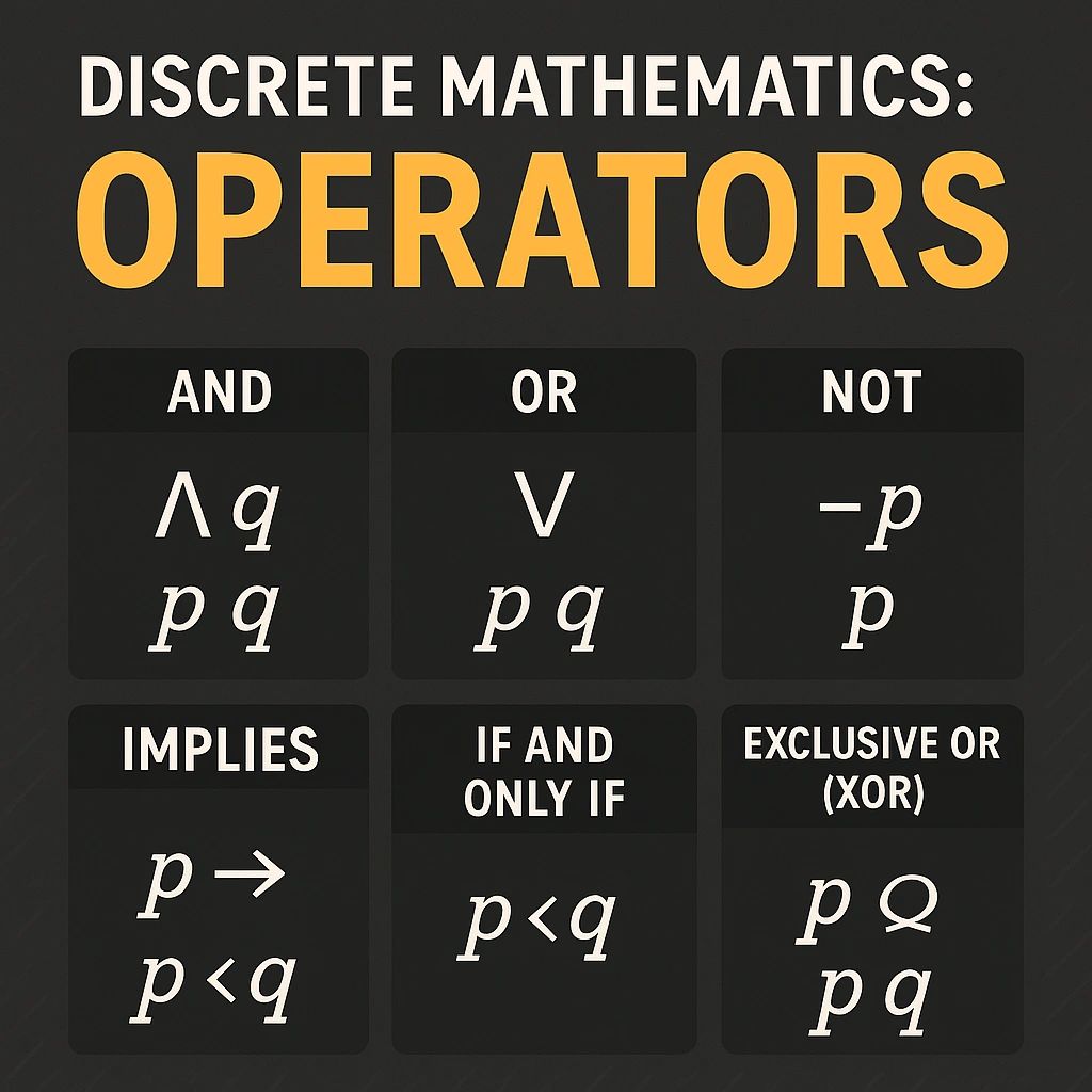 Discrete Mathematics: Operators