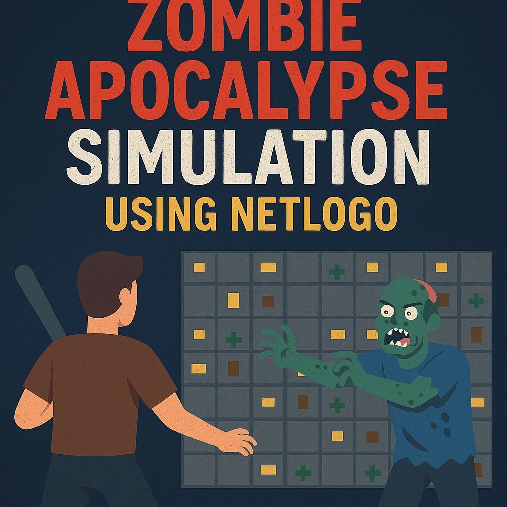 Creating a Zombie Apocalypse Simulation using NetLogo