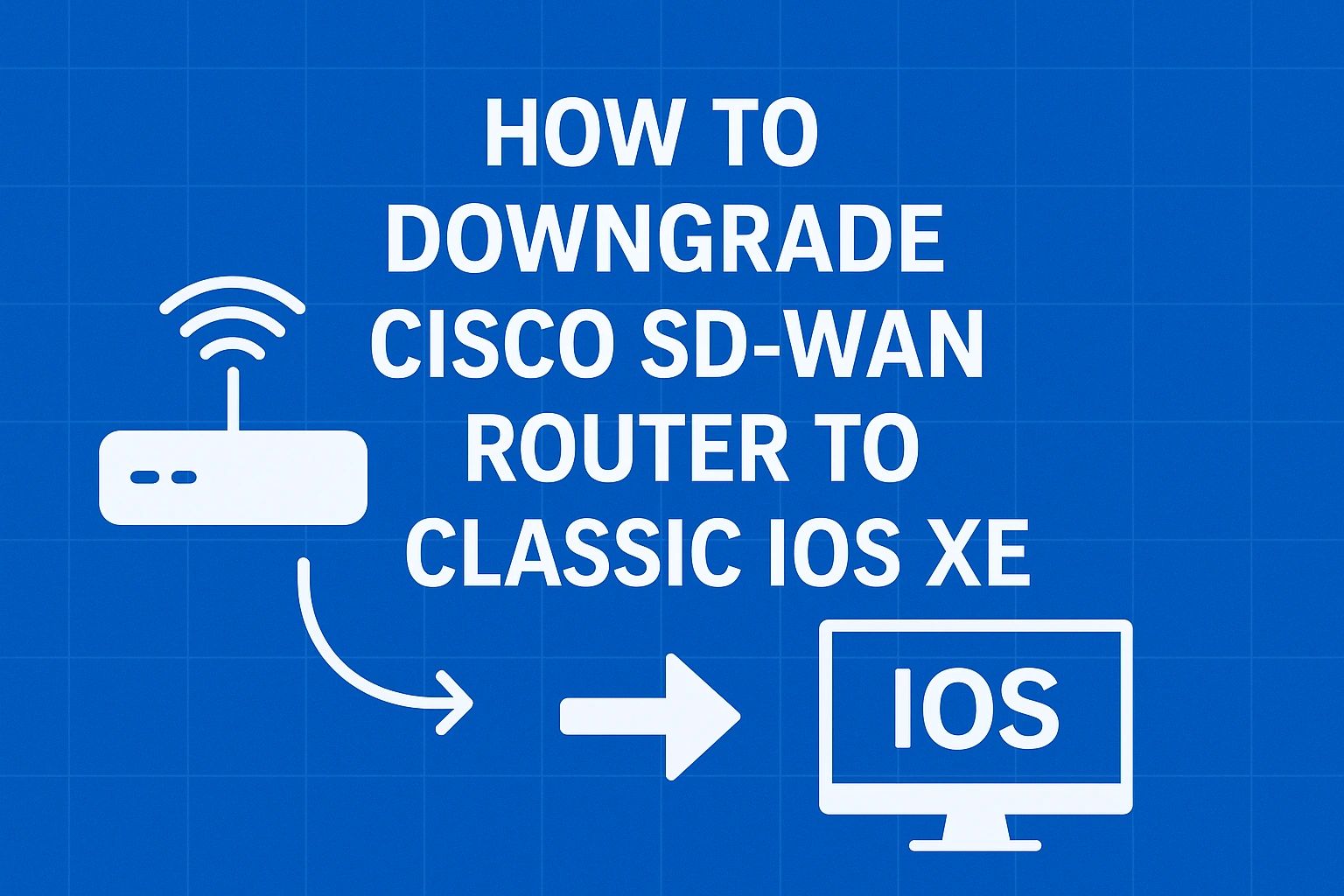How to Downgrade Cisco SD-WAN Router to Classic IOS XE