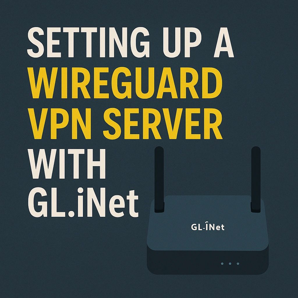 Setting Up a WireGuard VPN Server with GL.iNet GL-AX1800 Router