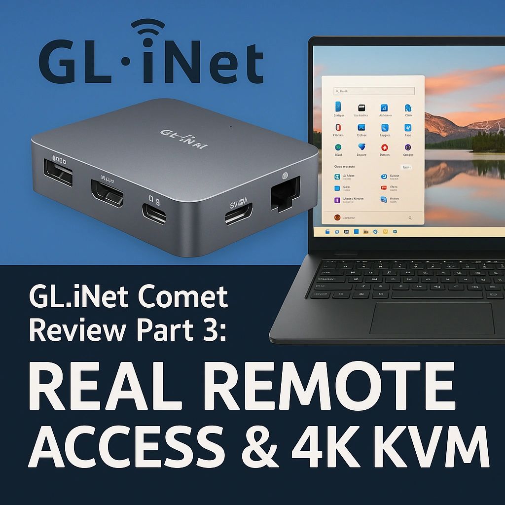 GL.iNet Comet Review Part 3: Remote Access Over VPN