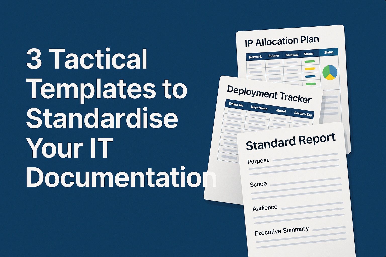 3 Tactical Templates to Standardise Your IT Documentation