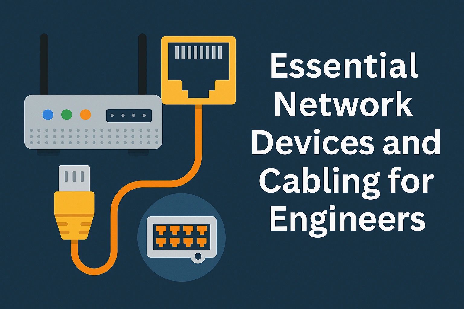 Essential Network Devices and Cabling for Engineers