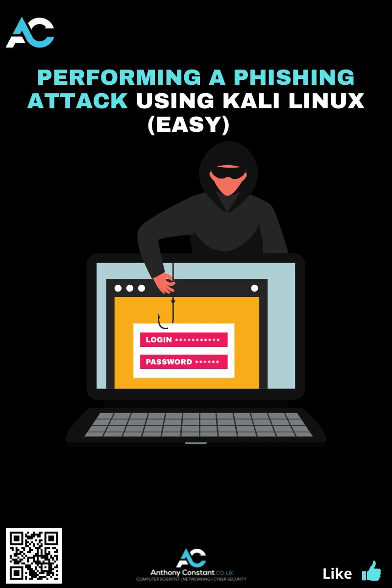 Performing a Phishing Attack using Kali Linux (Easy)