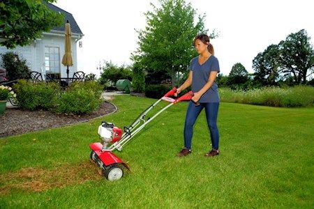 Mantis Dethatcher / Rake Attachment