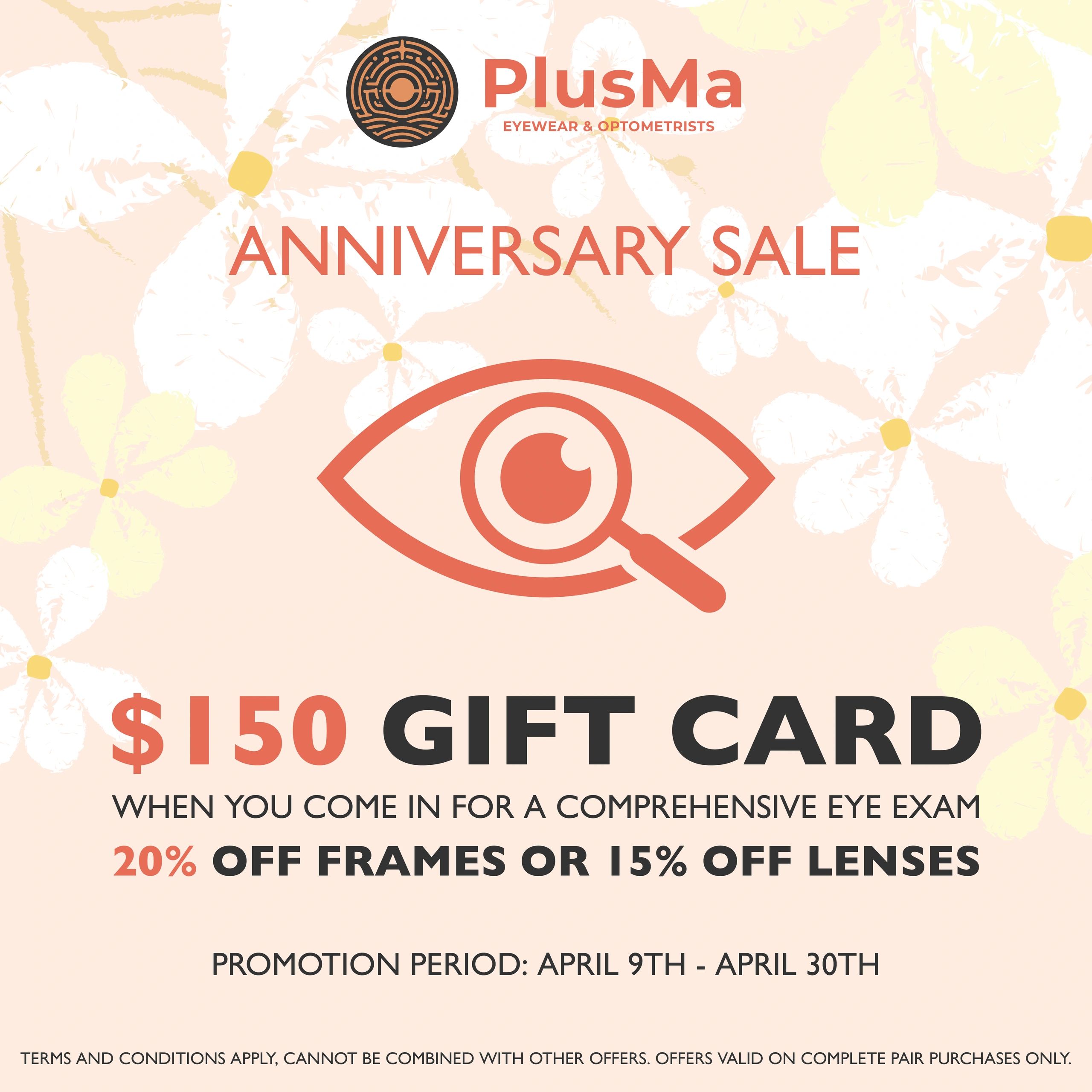 Anniversary Sale at PlusMa!