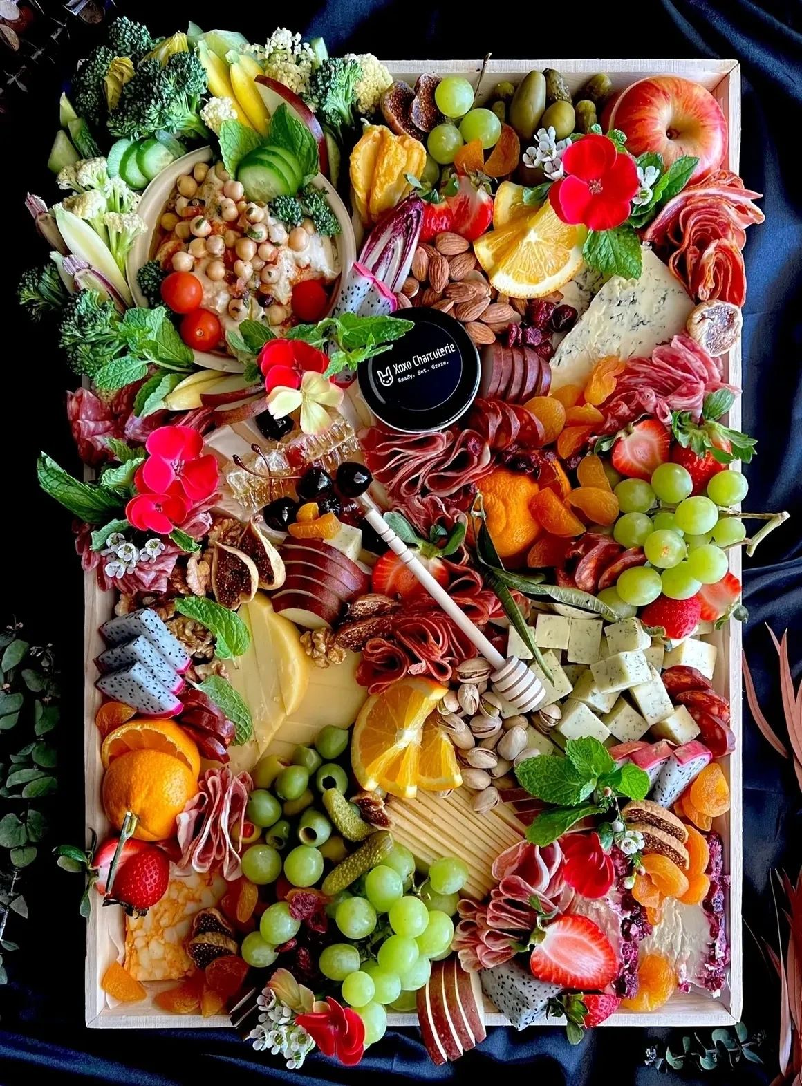 Book Charcuterie Table - Xoxo Charcuterie