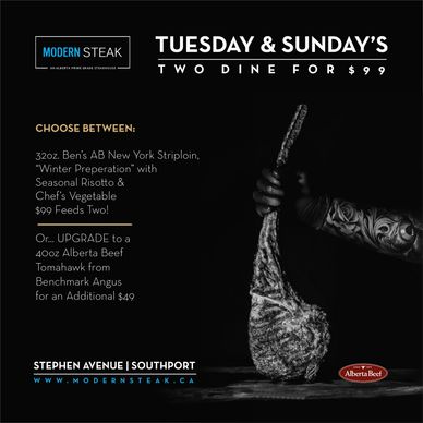 Modern Steak - Best Steaks in Calgary