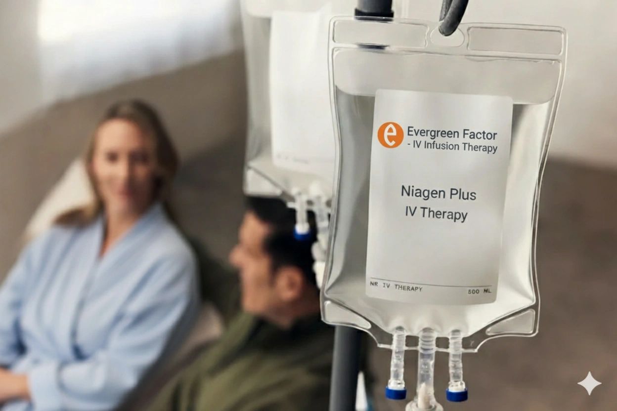 Niagen NR NAD IV Therapy costs at Evergreen Factor