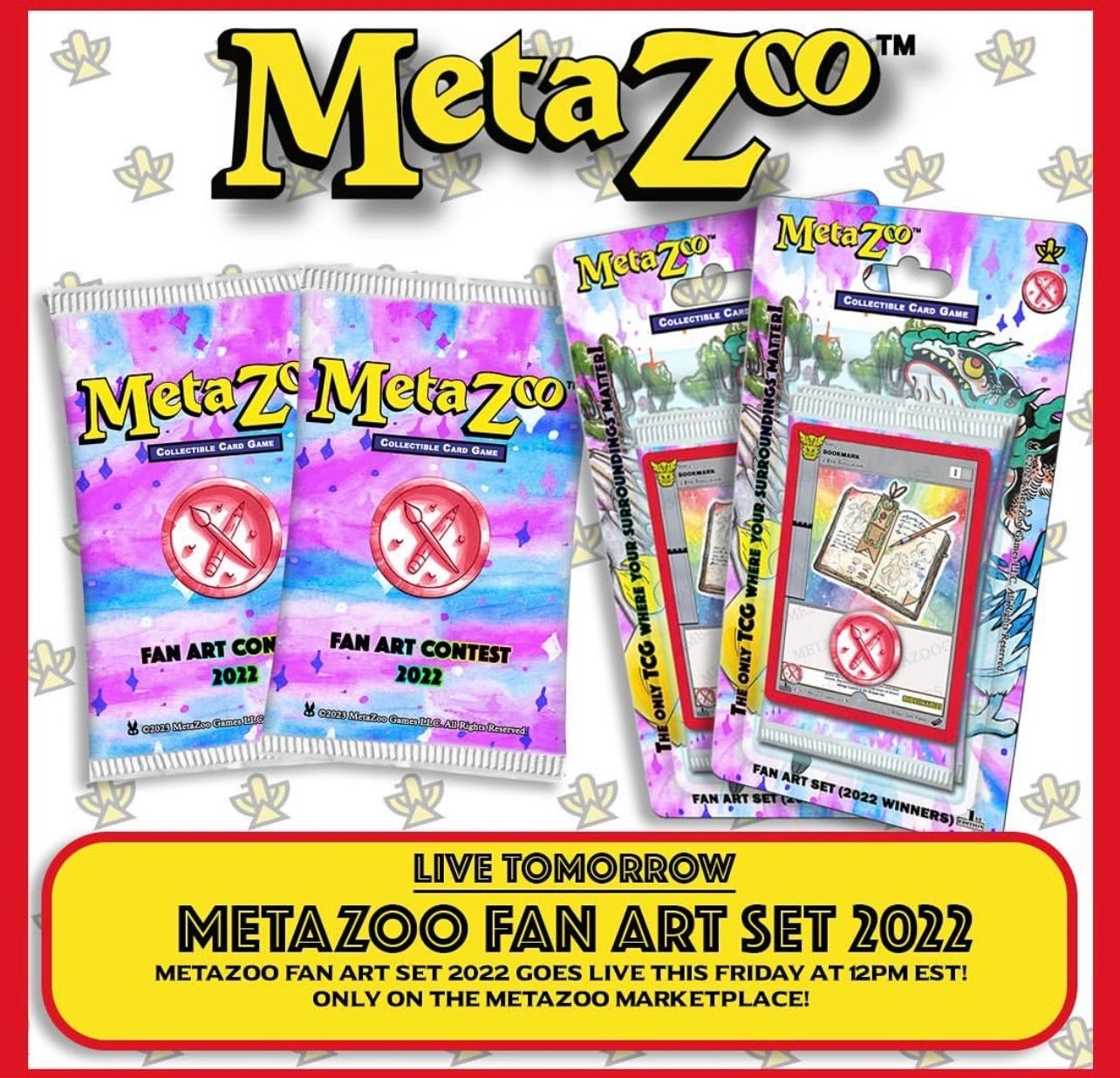 MetaZoo Fan Art Blister Pack 2022 Set Details