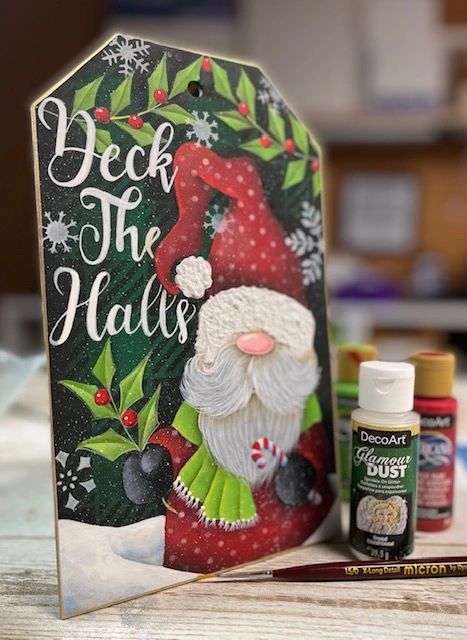 Deck The Halls Print Pattern