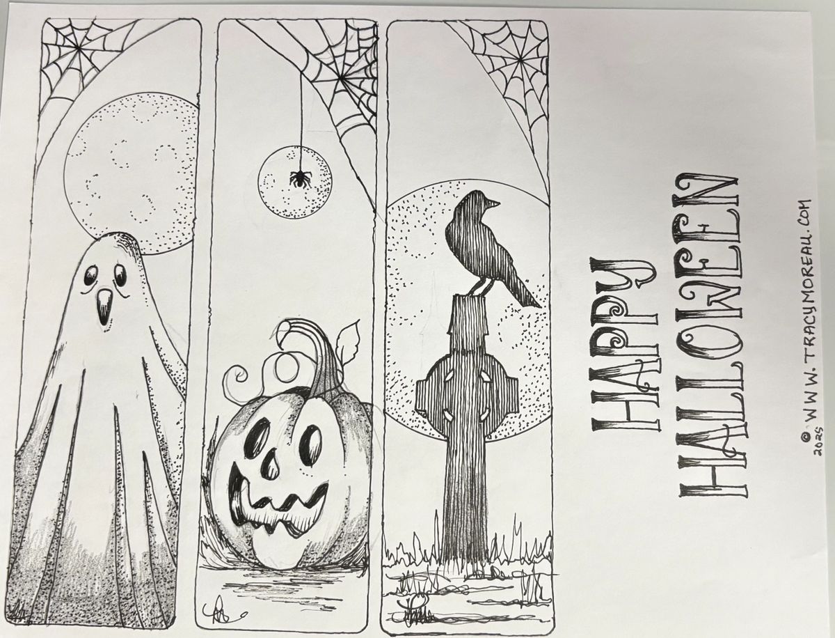 Happy Halloween Bookmarks Printables