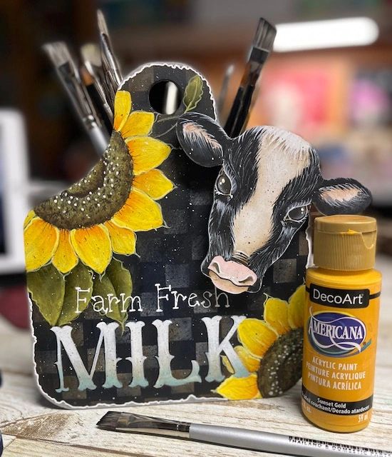 Farm Fresh Milk E pattern