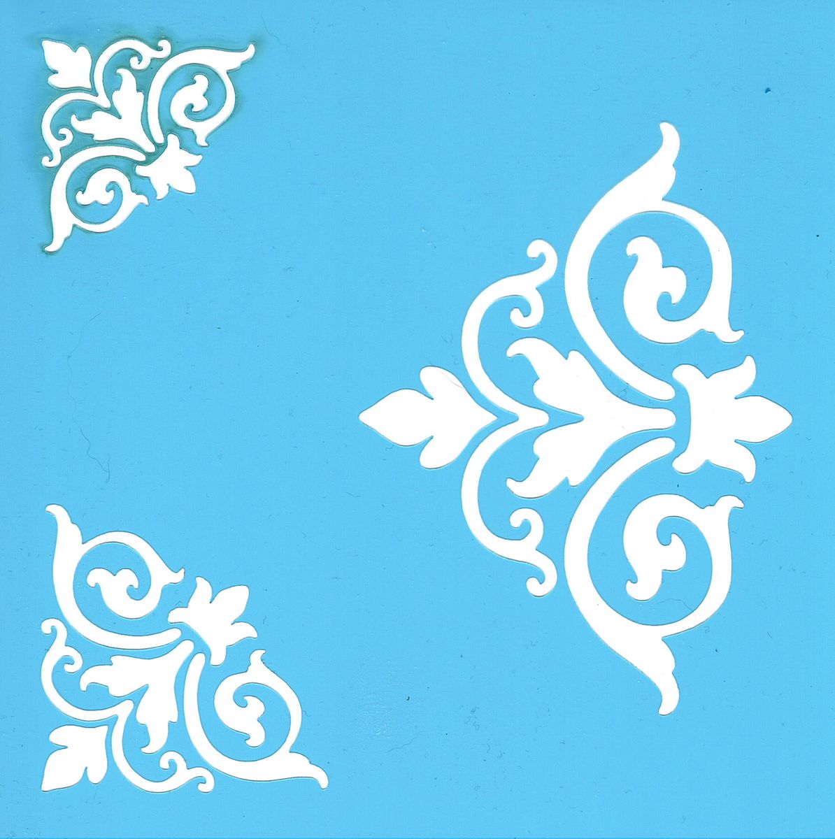 Elegant Corner Motif 6 x 6 M2-63