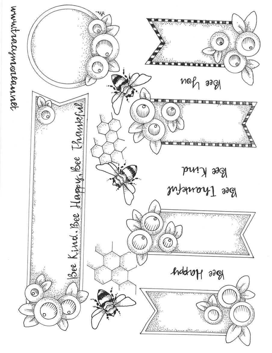Bee Kind, Bee Thankful, Bee You! Printable PDF
