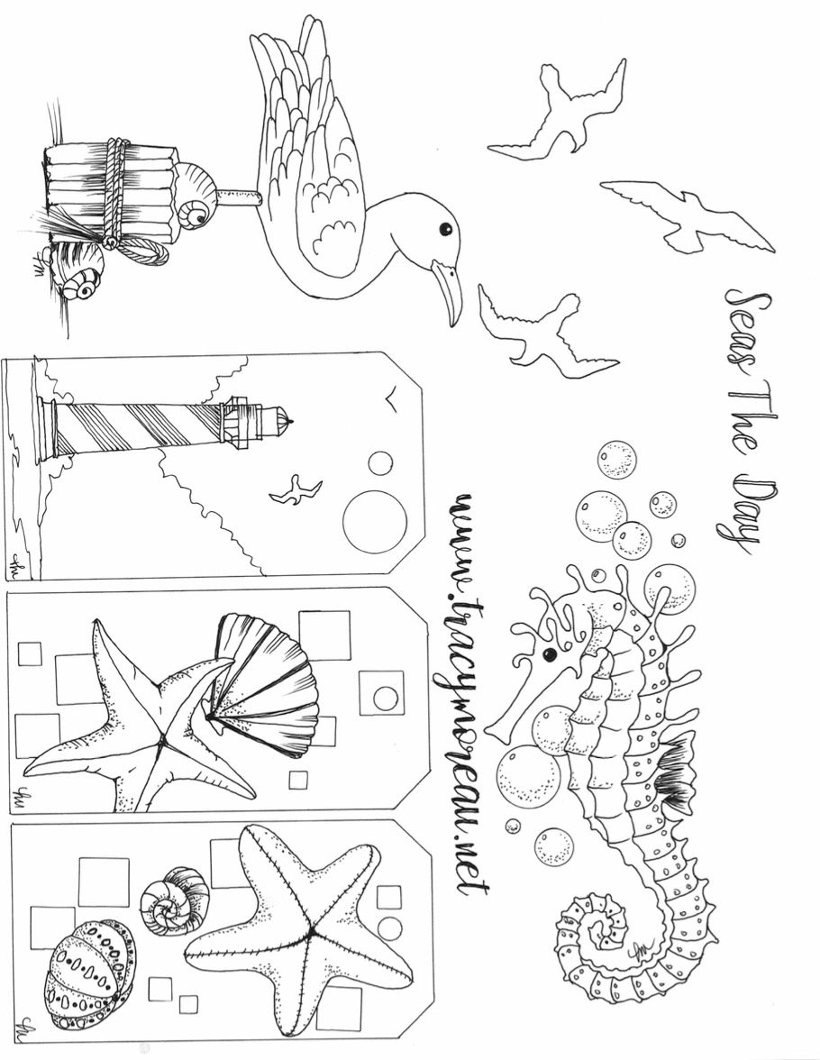 Seas The Day Printable PDF