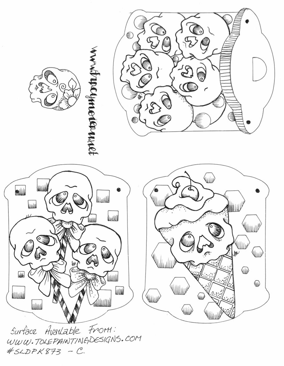 Skully Halloween Printable