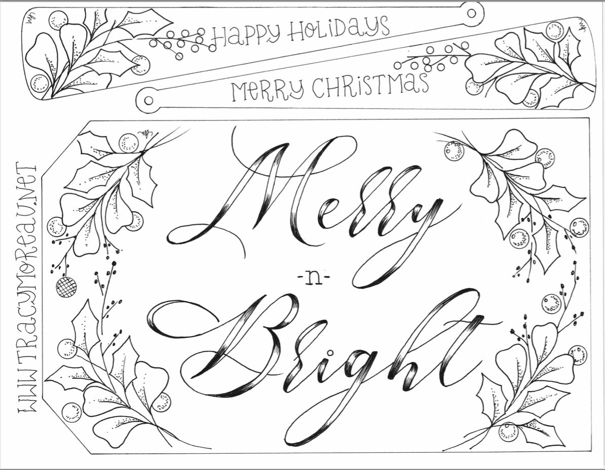 Merry And Bright Printable