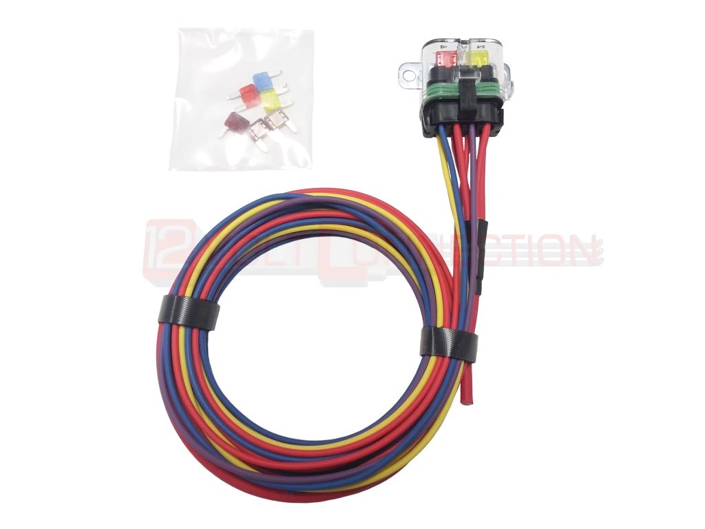 Bussmann CFH Pre-wired Waterproof ATM Mini Fuse Panel 80 AMP 12V
