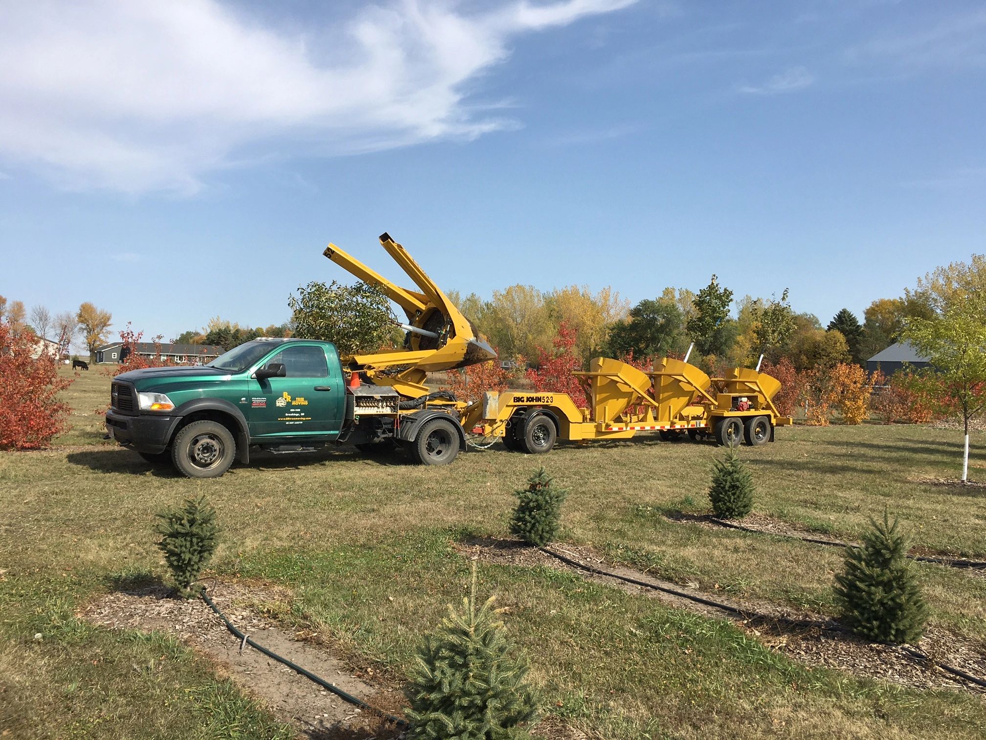 New tree spade and pod trailer for 2020