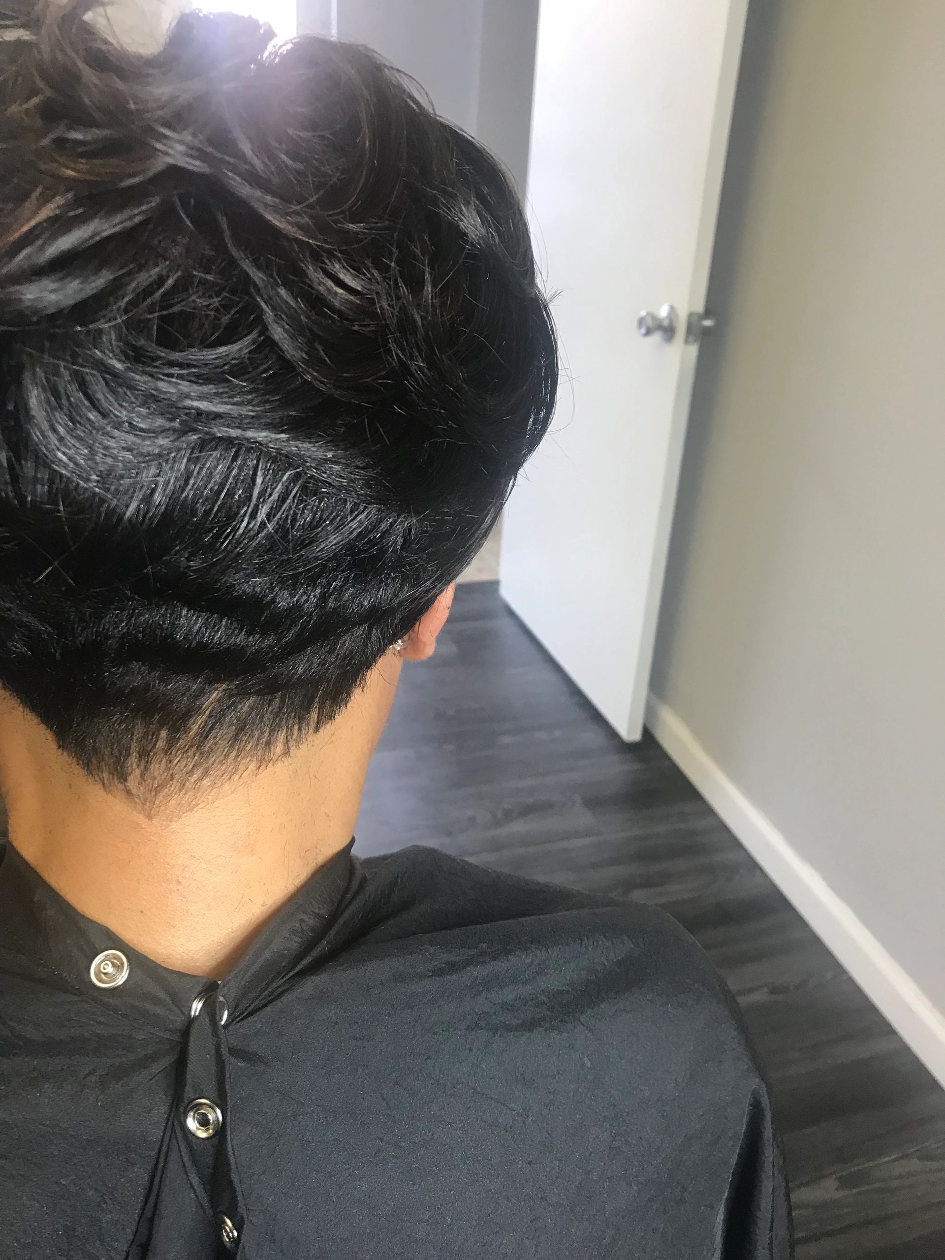 Short Hairstyles For Black Women Back View