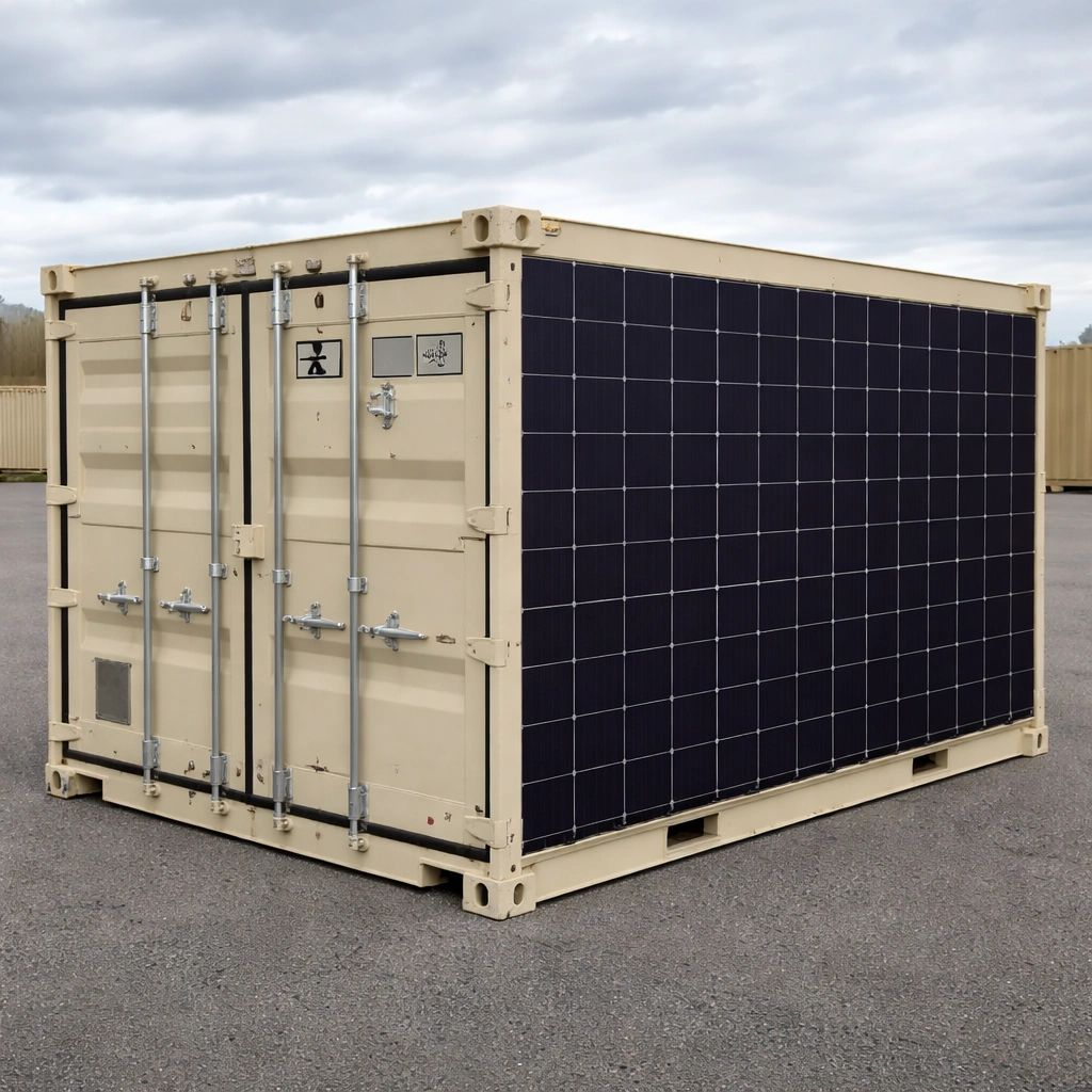 10' Solar Cube Complete- 48kW 120V/240V output 48kWh storage
