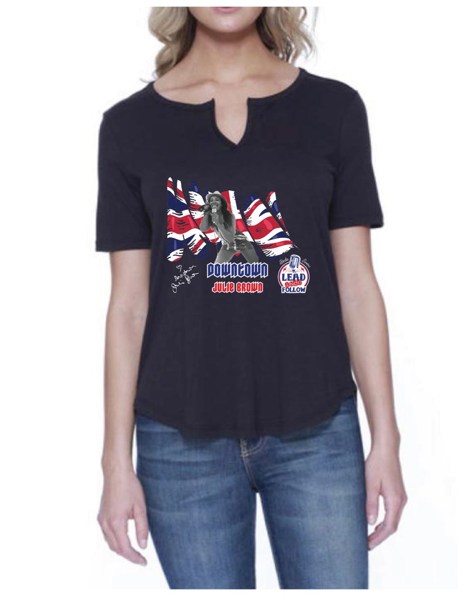 Radio Series -Ladies Slit V-Neck *DTJB*