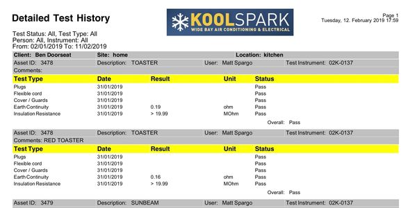 Test And Tag | Kool Spark Electrical and Air conditioning