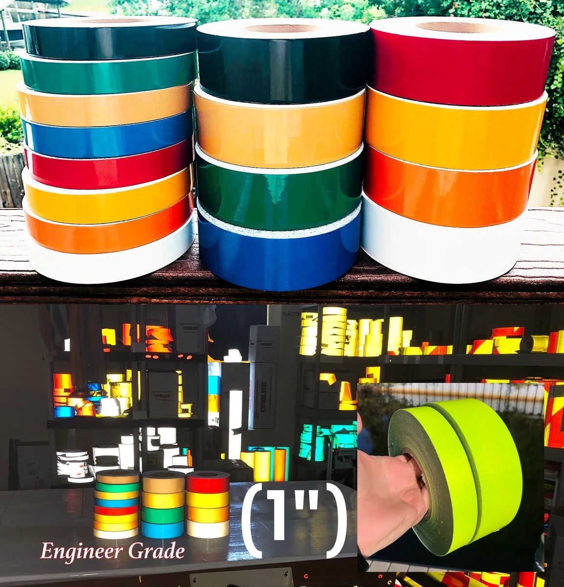 30 Foot Roll - ( 1 Inch ) - Flexible Engineer Grade - Type 1 - Nikkalite