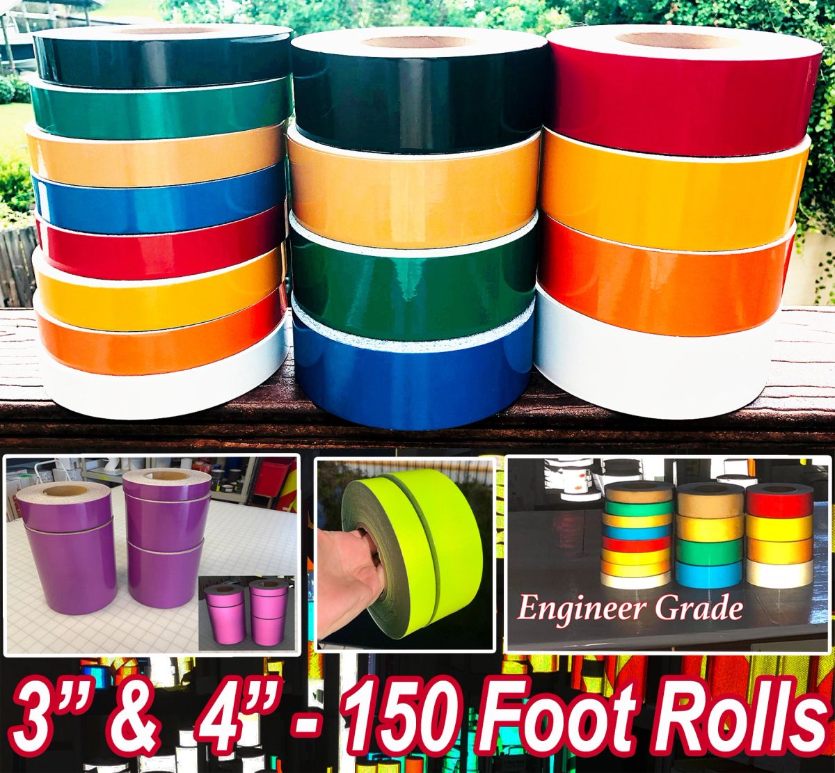 150 Foot Roll - ( 3 & 4 Inch ) - Flexible Engineer Grade - Type 1 ...