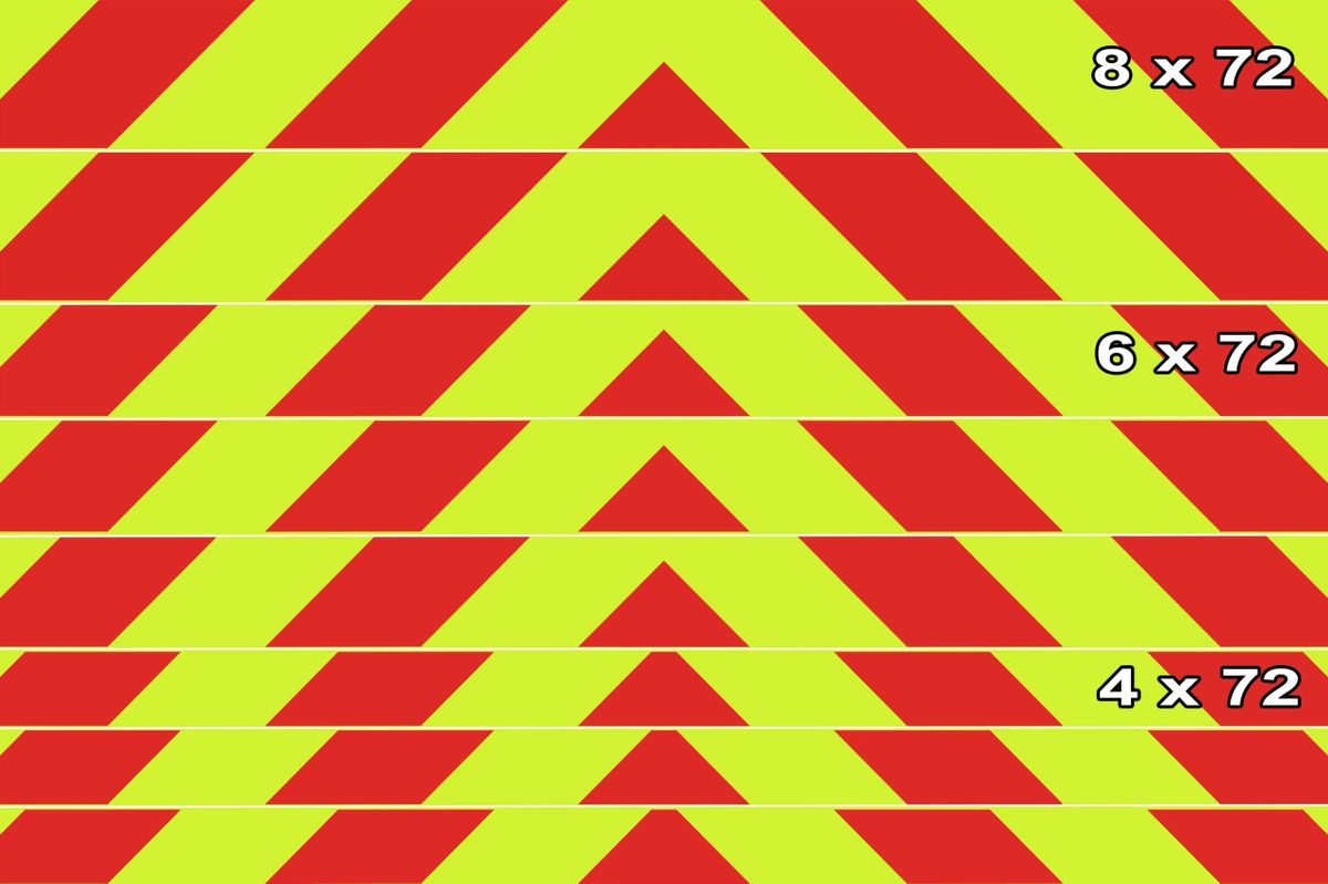 Diamond Grade 3M™ - Reflective Chevron Panels (4"-6"-8")