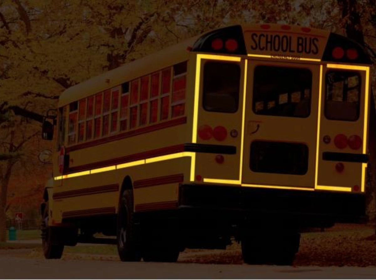SCHOOL BUS REFLECTIVE TAPE - V59-V82-V99 - ORALITE