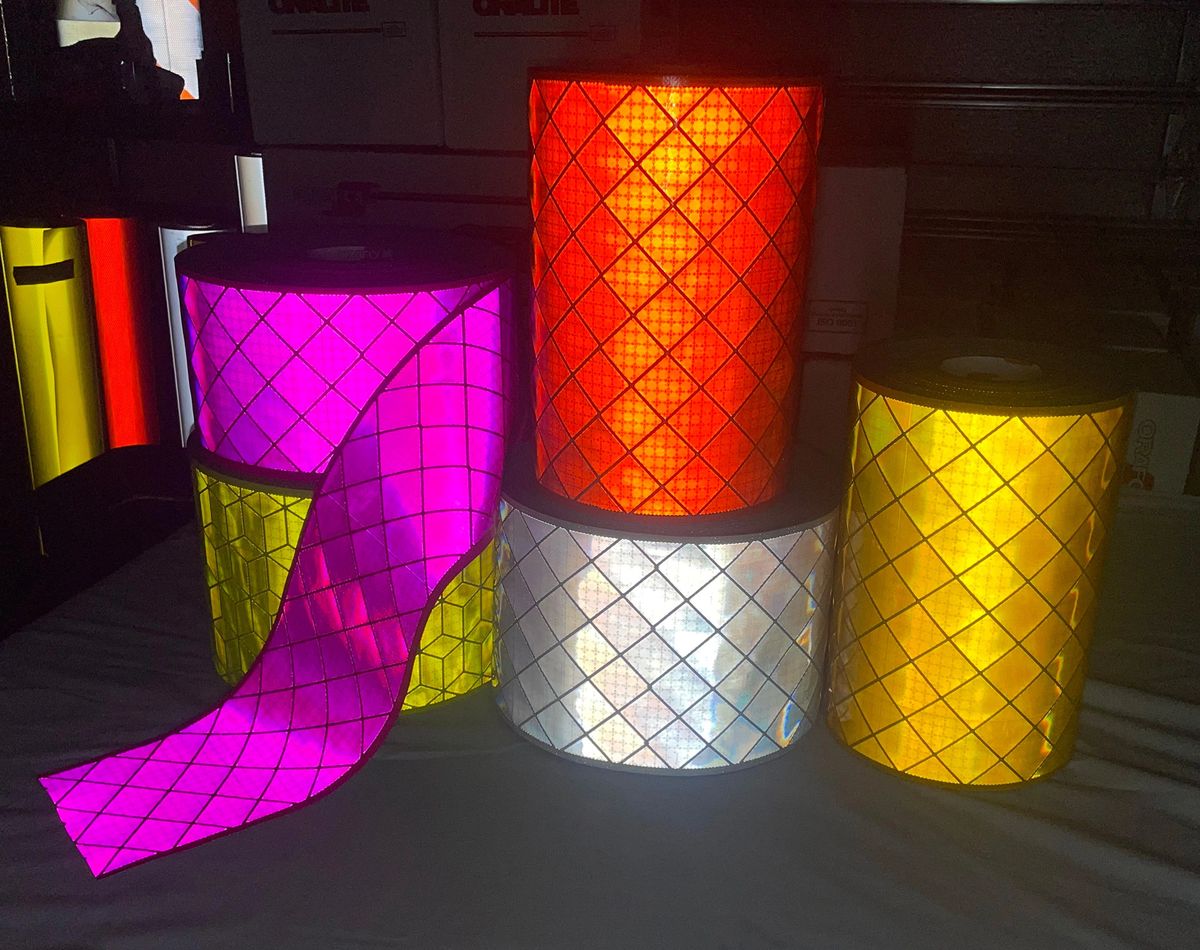 Oralite Reflective Banner Material - Roll Up - Super Bright / Marathon ...