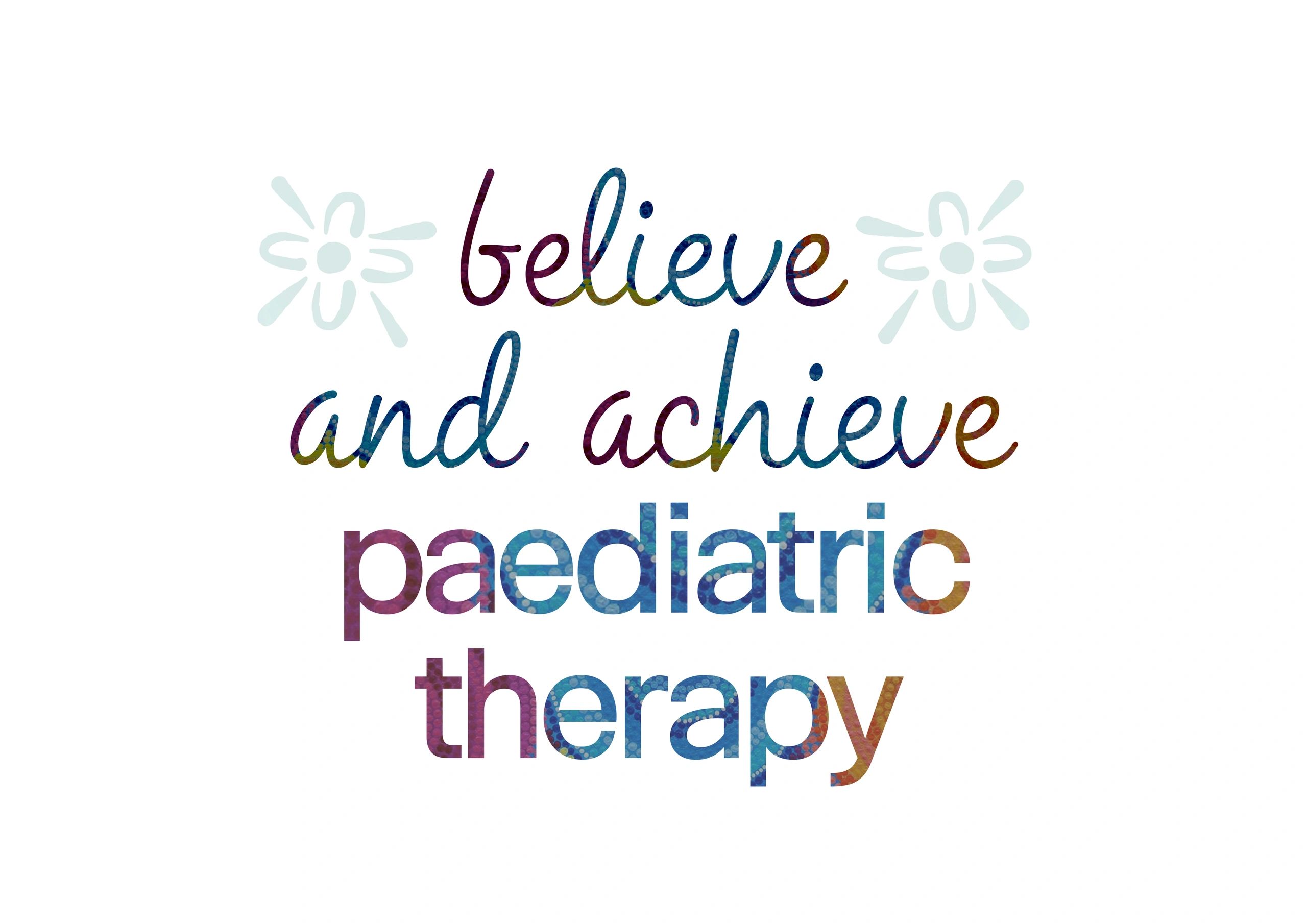 Welcome | Believe and Achieve Paediatric Therapy