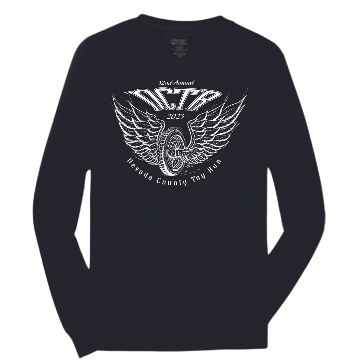 2023 Black long sleeve T-Shirt with NCTR Logo